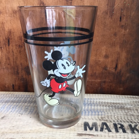 Gibson | Dining | Gibson Vintage Mickey Mouse Drinking Glass 8 | Poshmark
